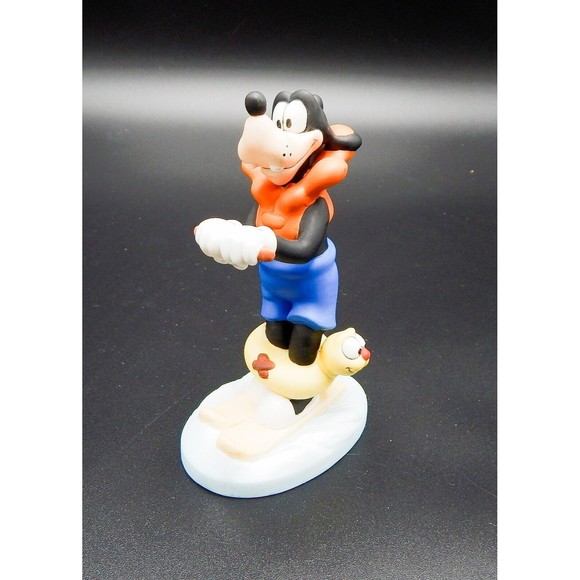 Disney | Accents | Disney Goofy Water Skiing Figurine Porcelain Korea 4 ...